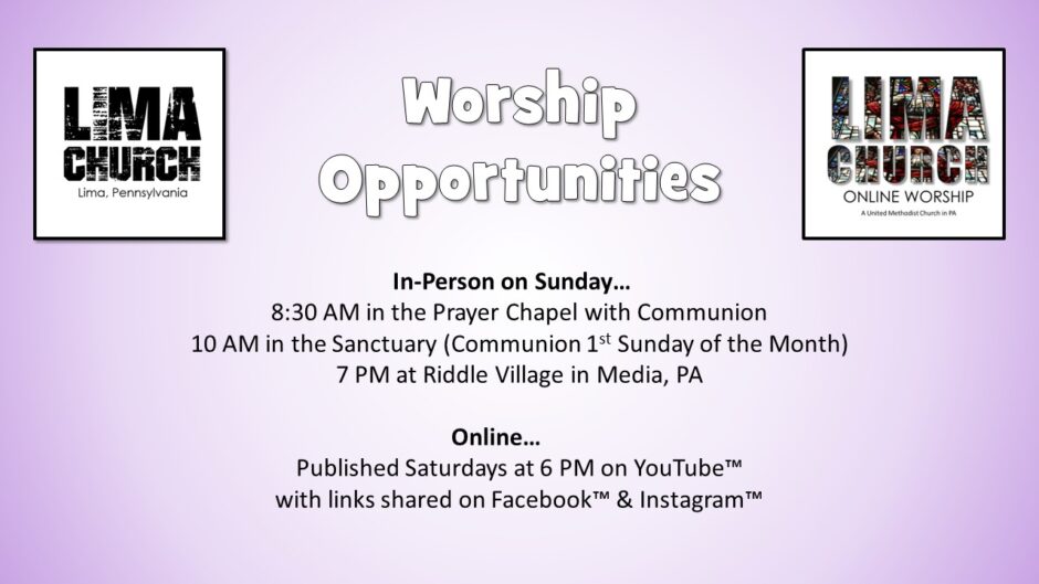 Lima Church, PA – A United Methodist Congregation